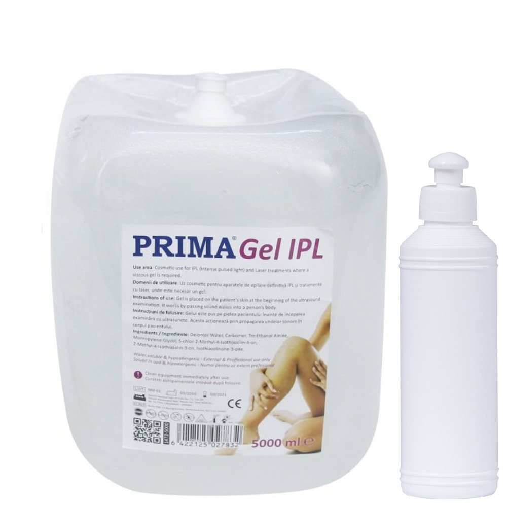 Gel Ultrasunete pentru Tratamente IPL sau Laser Dioda 5L, Gel ...